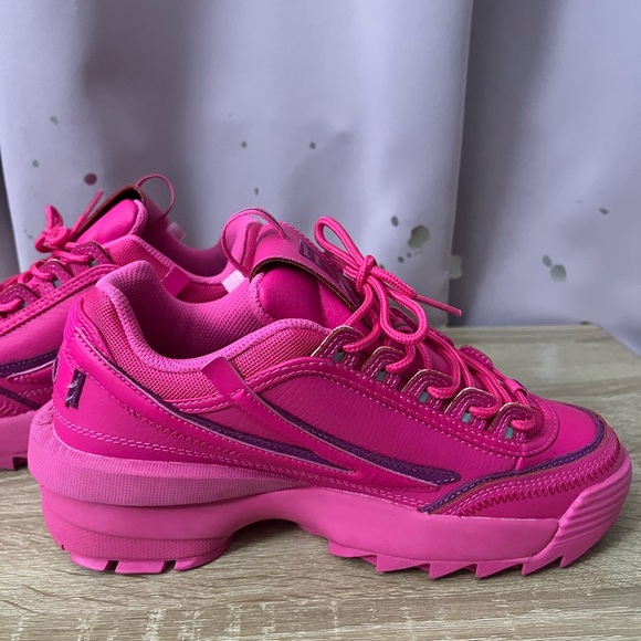 Fila | Shoes | New Fila Disruptor Hot Pink | Poshmark